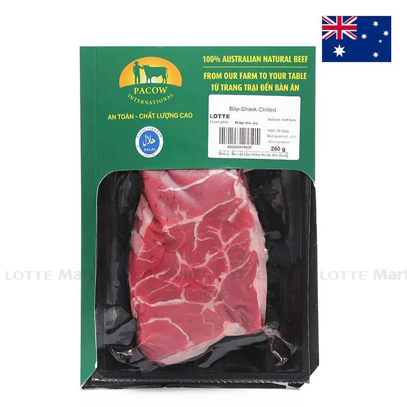 Bắp bò Úc Pacow 250g (ea)