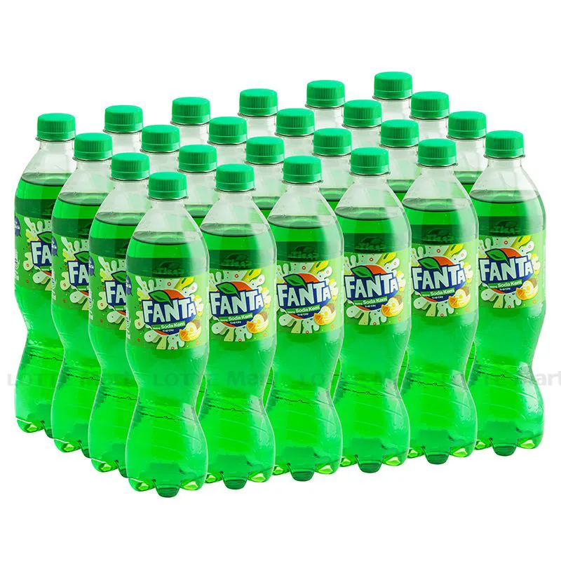 Lốc 24 Chai Nước Giải Khát Có Gas Fanta Soda Kem 600ml/Chai