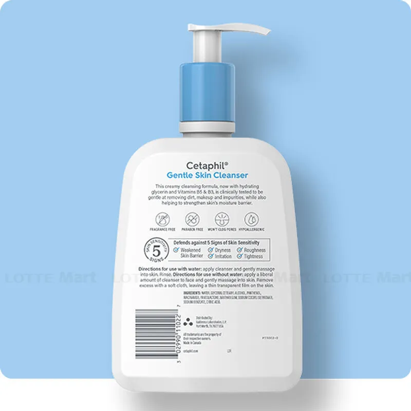 Sữa Rửa Mặt Cetaphil Gentle Skin Cleanse Dịu Nhẹ Cho Da Nhạy Cảm Chai 500ml