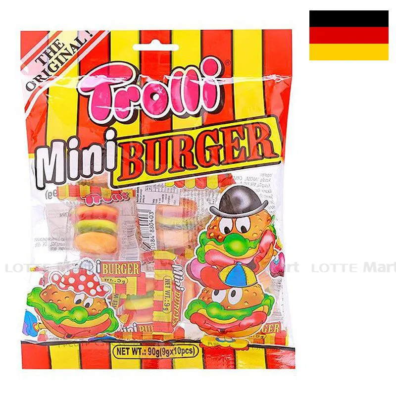 Kẹo Dẻo Trolli Mini Burger Haribo 170G