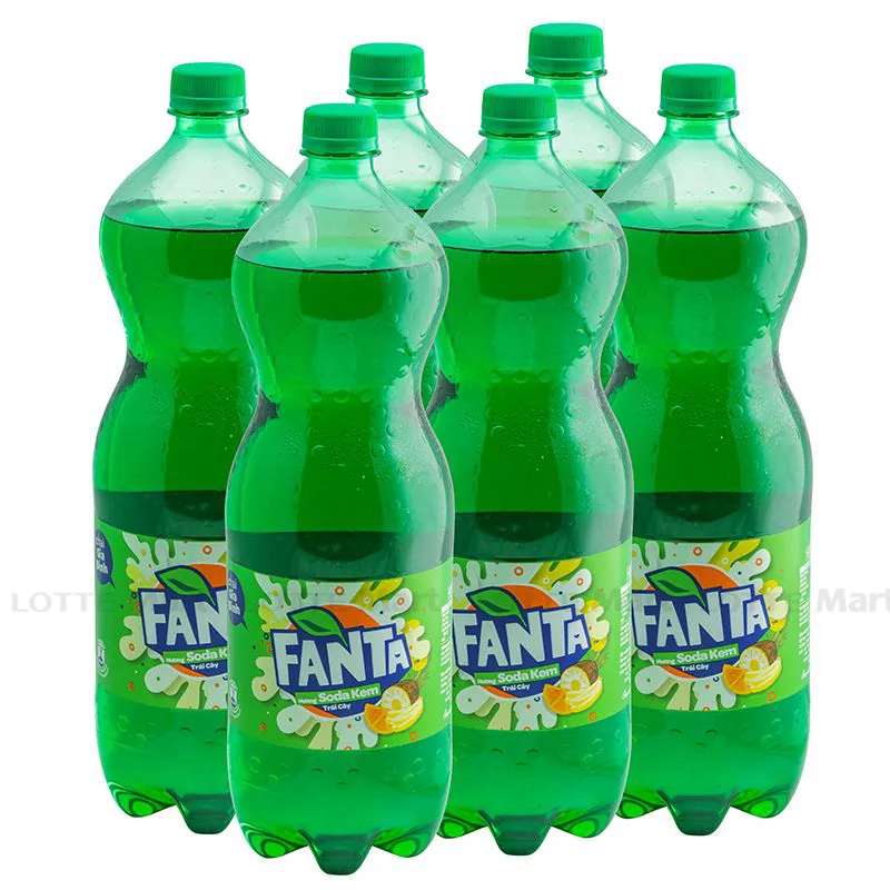 Lốc 6 Chai Nước Ngọt Fanta Soda Kem 1.5L/Chai