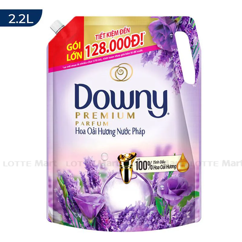 Nước Xả Vải Downy Hương Hoa Oải Nước Pháp 2.2L