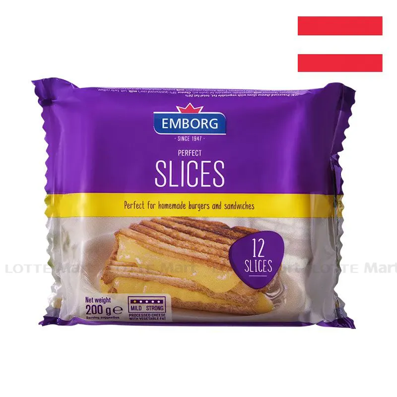 Phô Mai Lát Emborg Perfect Slices Gói 200g