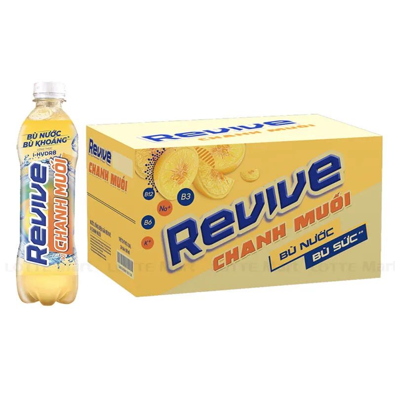 Nước Uống Revive Chanh Muối Thùng 24 Chai 500ML