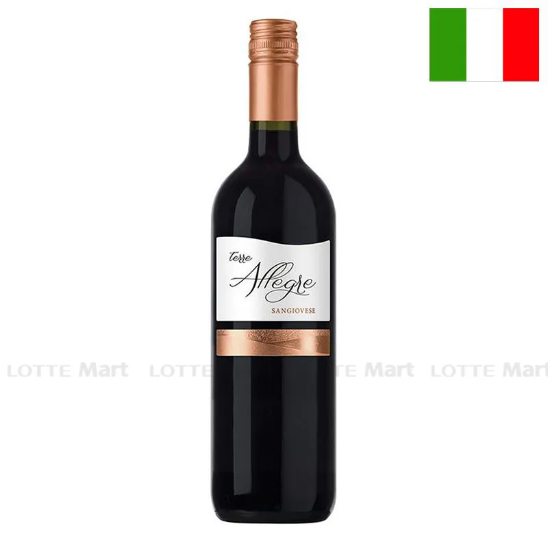 Rượu Vang Đỏ Terre Allegre Sangiovese 12% Vol Chai 750ml