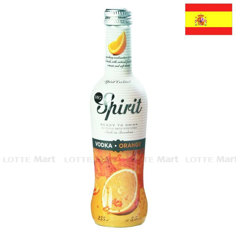 Rượu Vodka MG Spirit Orange 5.5% Vol 275ML