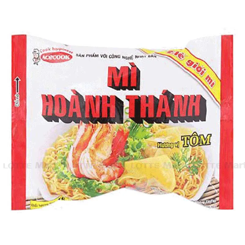 Mì Hoành Thánh Tôm Vina Acecook Gói 76G