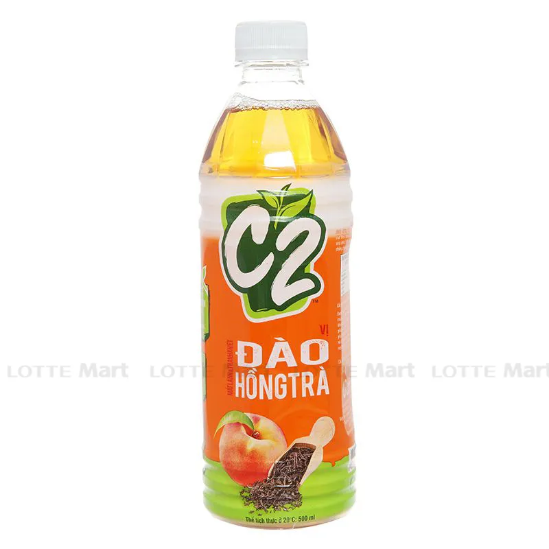 Hồng Trà Đào C2 Chai 455ML