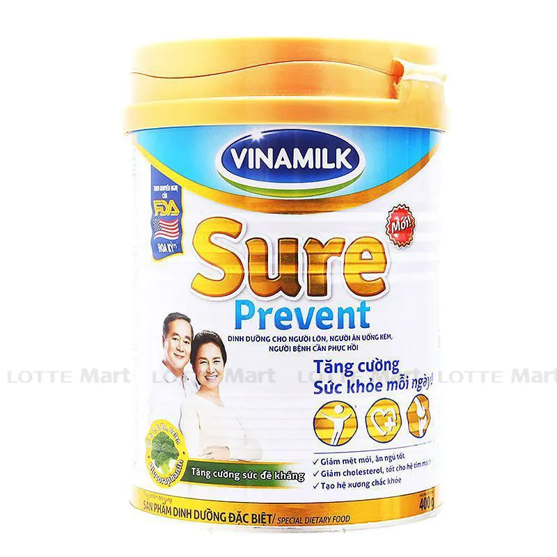 Sữa Bột Vinamilk Sure Prevent 400G