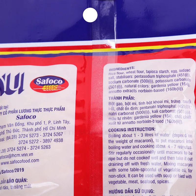 Nui Sao Safoco Gói 200g