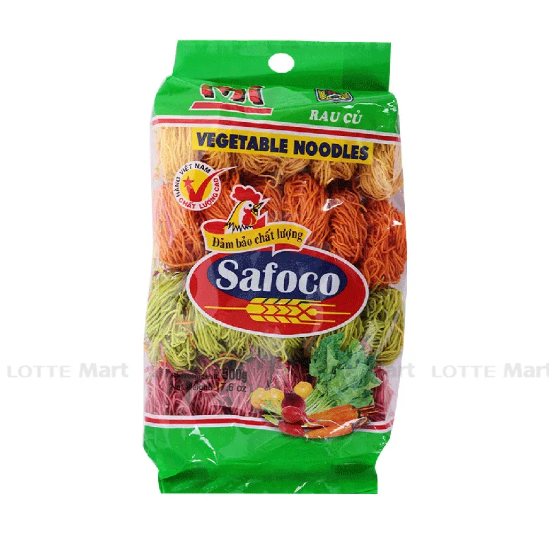 Mì Sợi Nhỏ Rau Củ Safoco Gói 500g