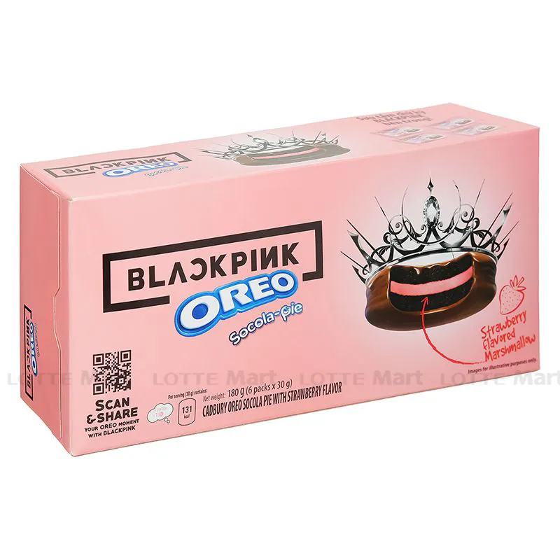 Bánh Oreo Socola Pie Vị Dâu 180g