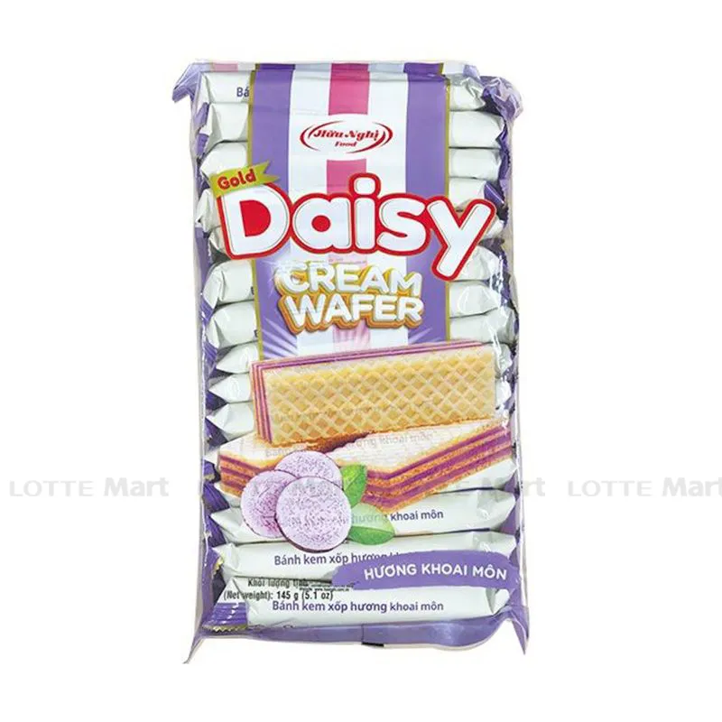 Bánh Kem Xốp Daisy Kem Khoai Môn Hữu Nghị 145g