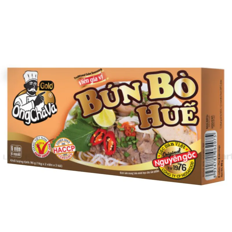 Viên Gia Vị Bún Bò Huế Ông Chà Và Gold 126g