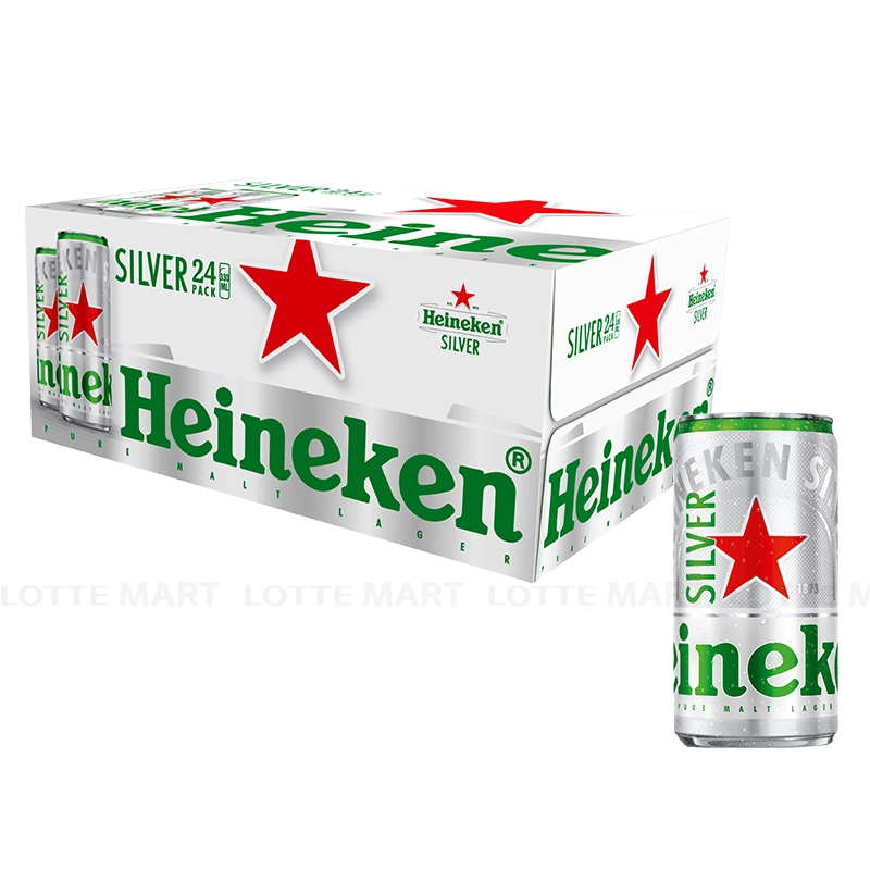 Bia Heineken Silver 330ml x Thùng 24 Lon