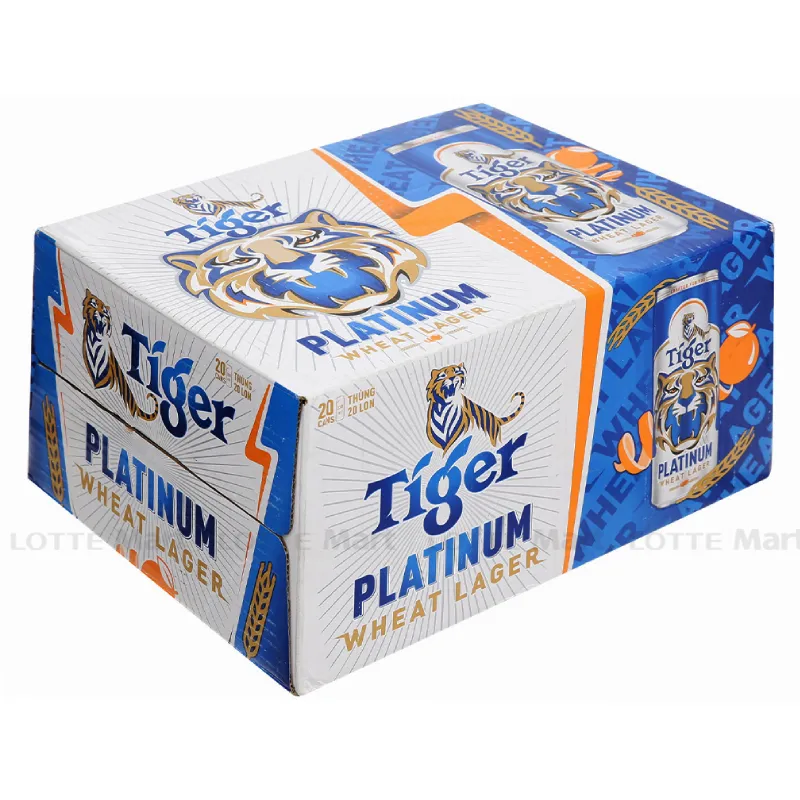 Bia Lúa Mì Tiger Platinum Wheat Lager 330ml x Thùng 20 Lon