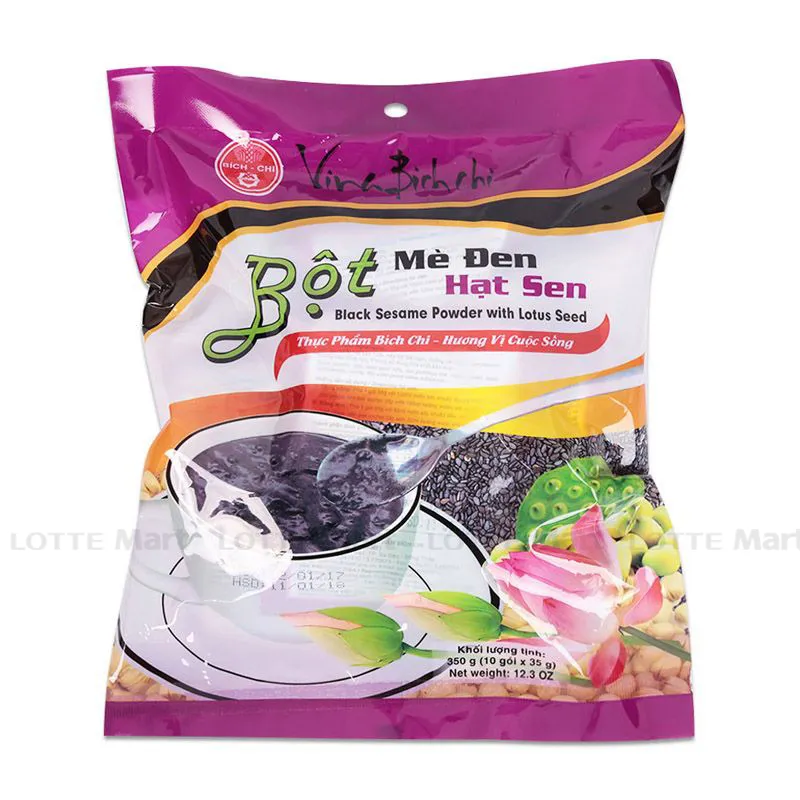 Bột Mè Đen Hạt Sen Bích Chi 350G
