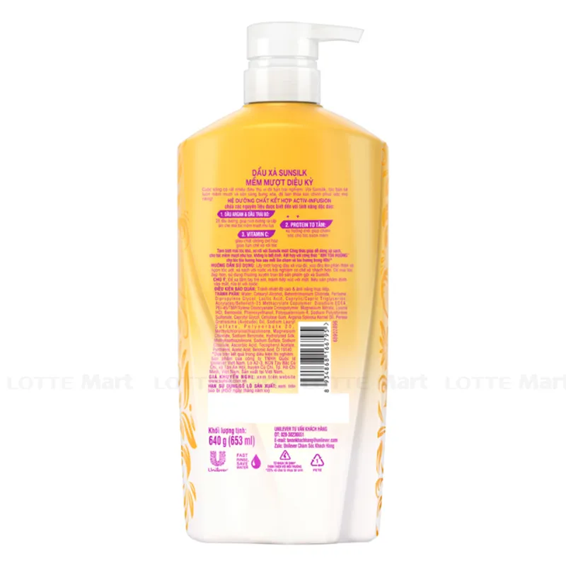 Dầu Xả Sunsilk Mềm Mượt Diệu Kỳ Cho Tóc Khô Xơ 640g
