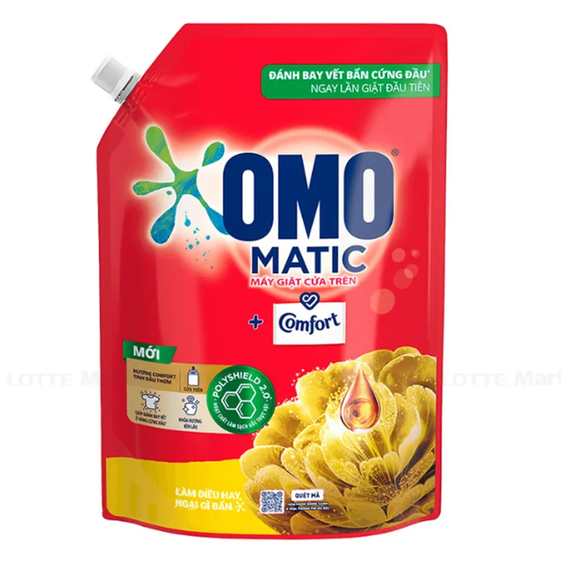 Nước Giặt Omo Matic Comfort Máy Giặt Cửa Trên Túi 2.8kg