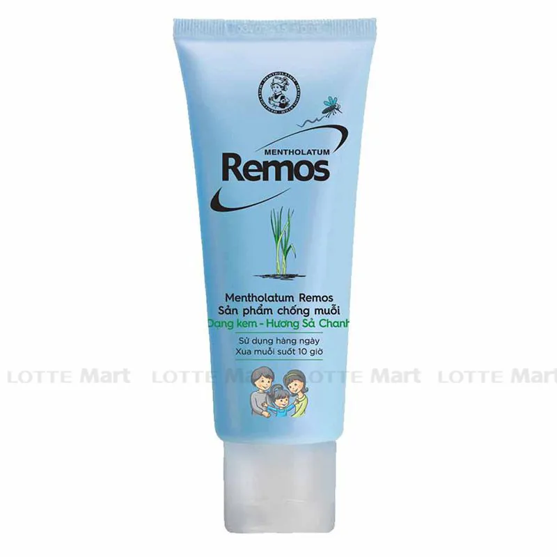 Kem Chống Muỗi Remos Hương Sả Chanh 70g