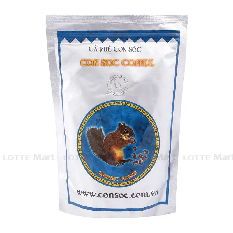 Cà Phê Con Sóc Xanh Dạng Bột Gói 250G
