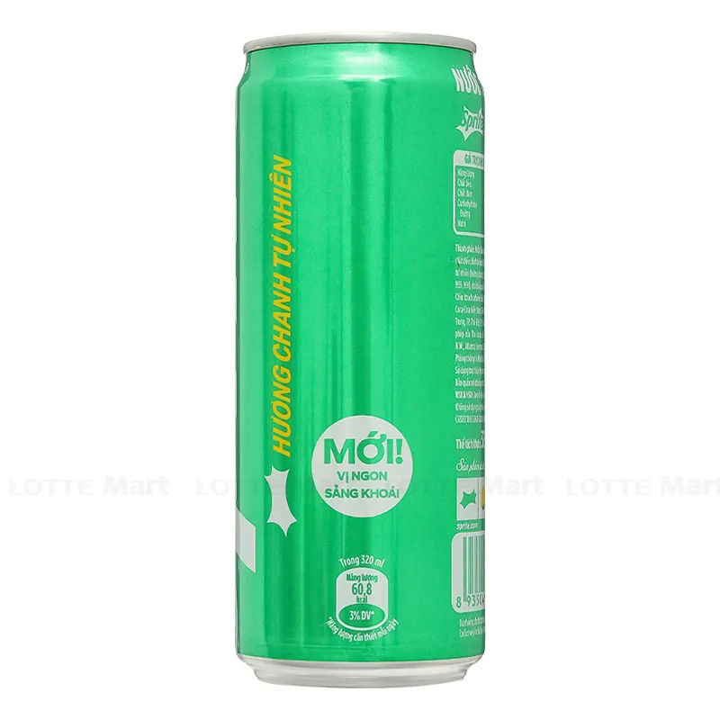 Nước Ngọt Sprite Sleek Hương Chanh 235ml