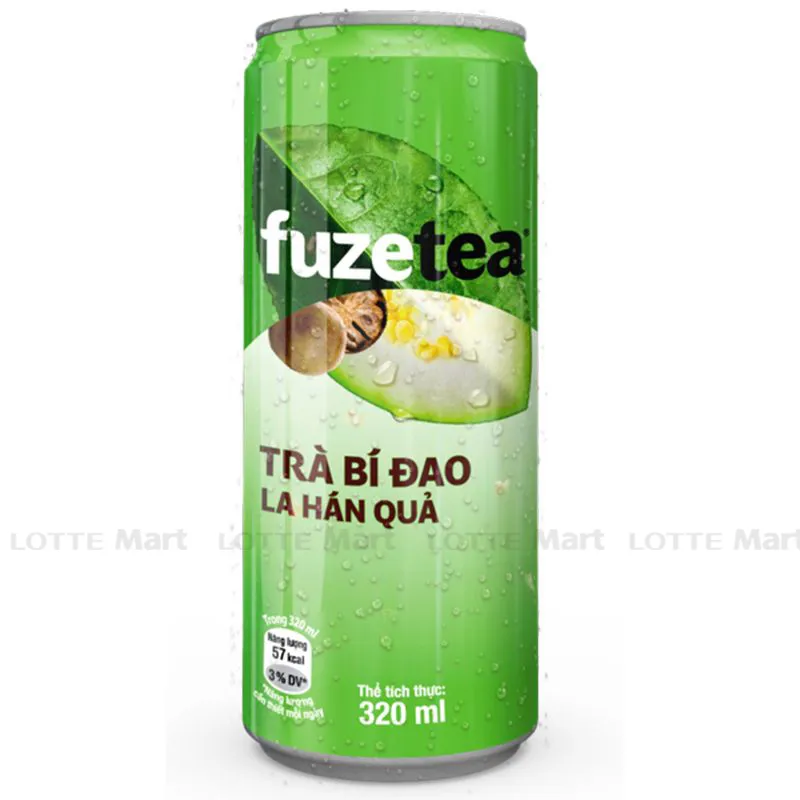 Trà Bí Đao La Hán Quả Fuze Tea Plus Lon 320ml