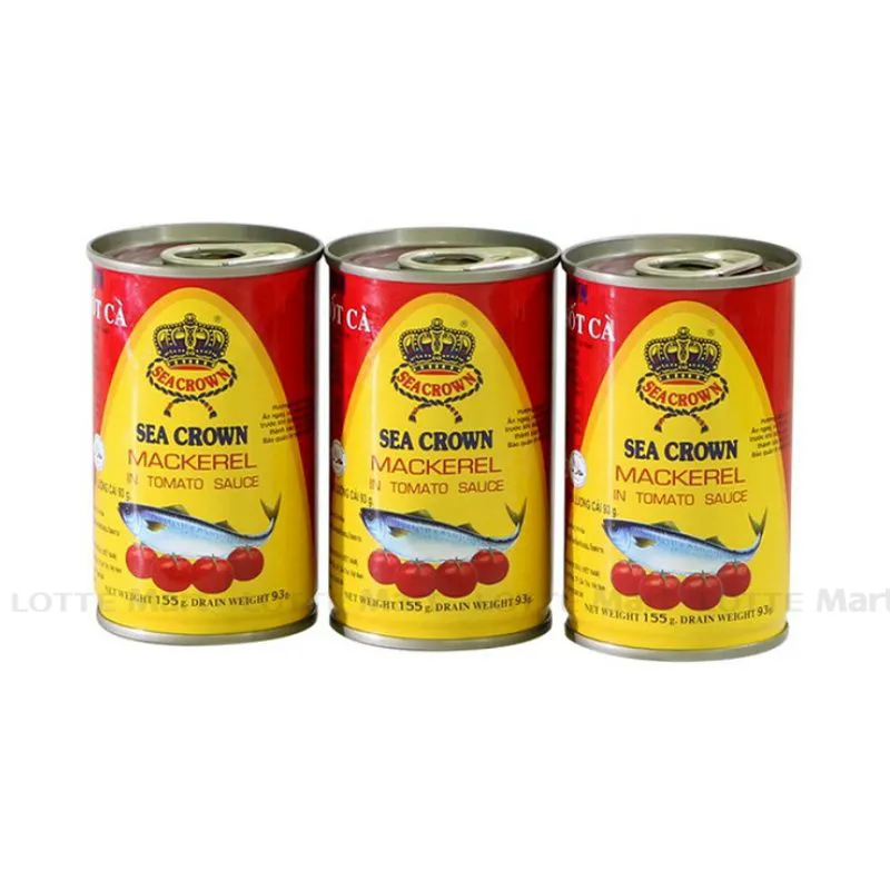 Cá Nục Sốt Cà Sea Crown 155G (Lốc 3 Hộp)