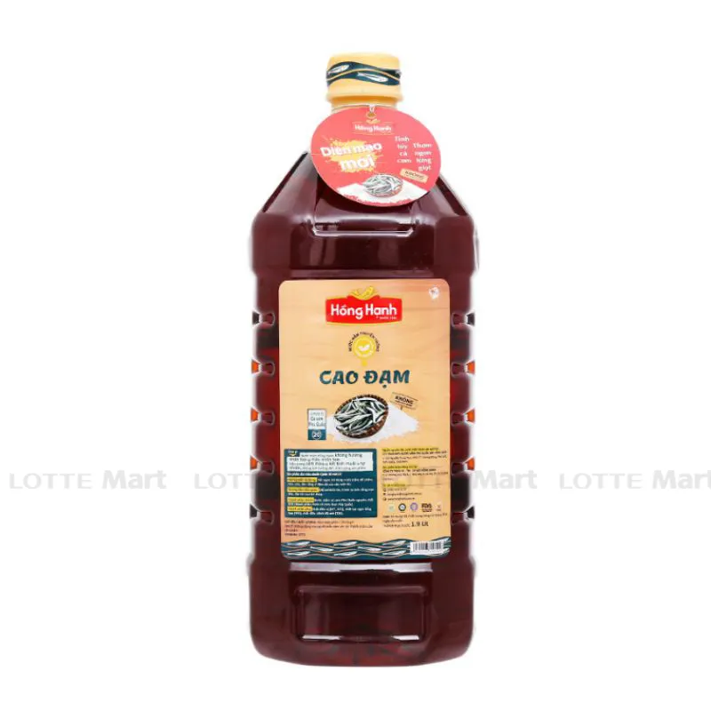 Nước Mắm Cao Đạm Hồng Hạnh 20 Độ Đạm Chai 1.9L