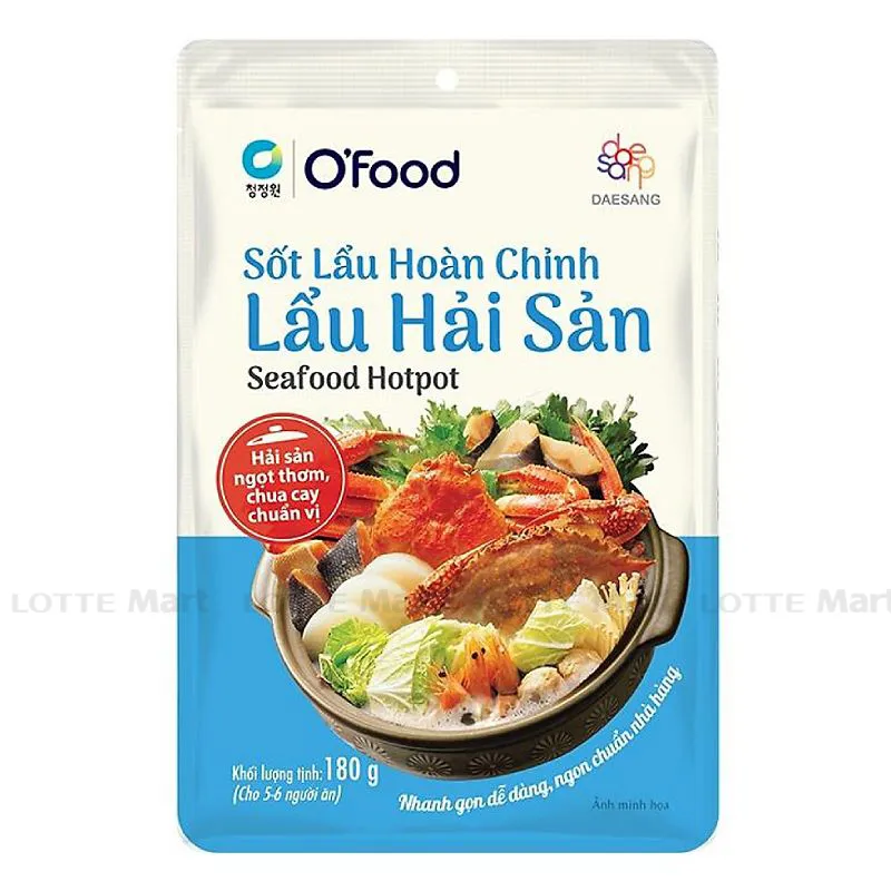 Sốt Lẩu Hoàn Chỉnh O'Food Lẩu Hải Sản 180g