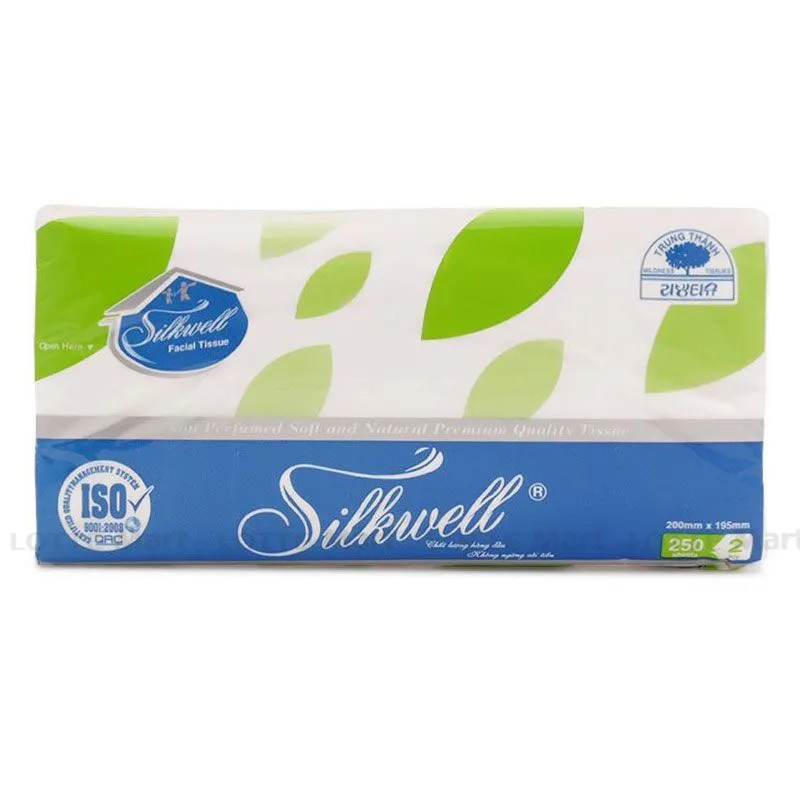 Khăn Giấy Rút Silkwell 2 Lớp 250 Tờ