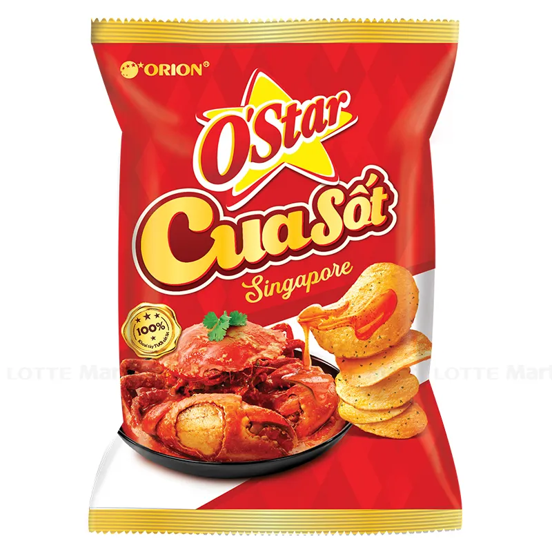 Snack O'Star Vị Cua Sốt Singapore Gói 90g