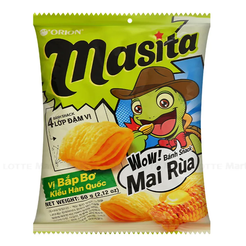 Snack Masita Vị Bắp Bơ Kiểu Hàn Quốc Gói 60G