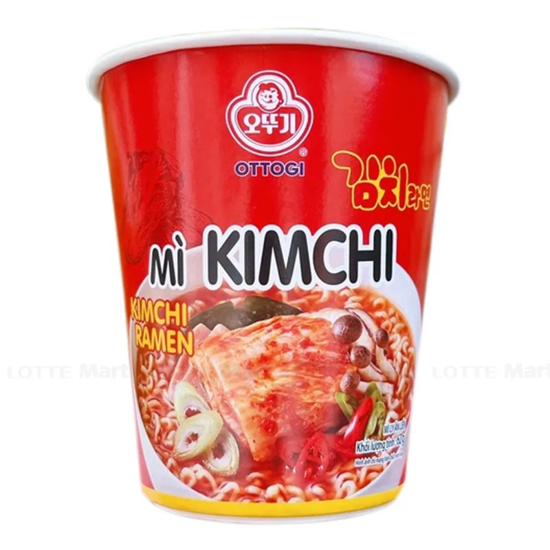 Mì Ăn Liền Ottogi Hương Vị Kim Chi Ly 62G
