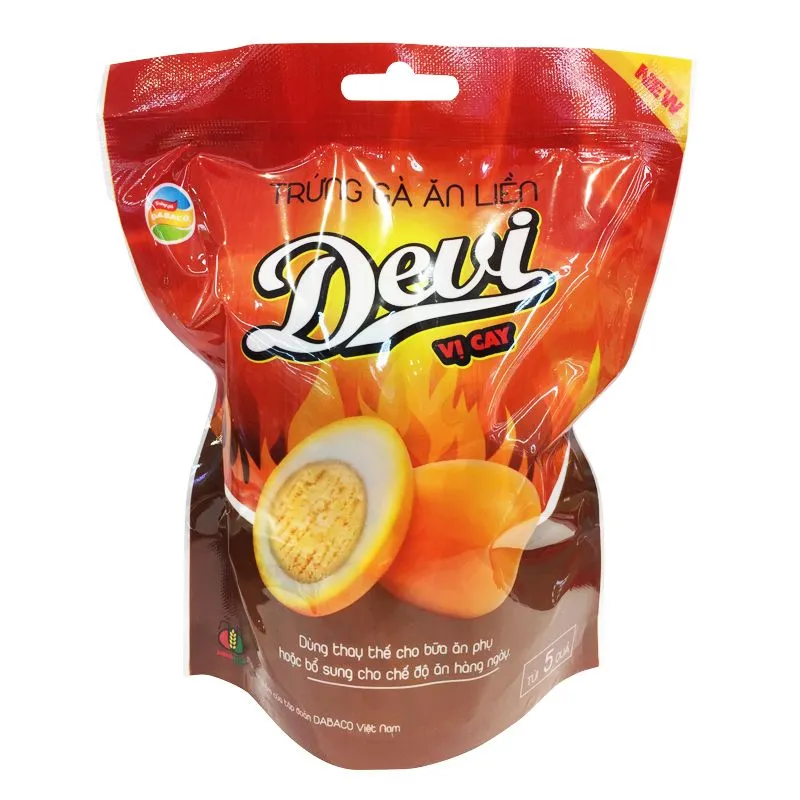 Trứng gà ăn liền vị cay Devi Dabaco túi 5 quả