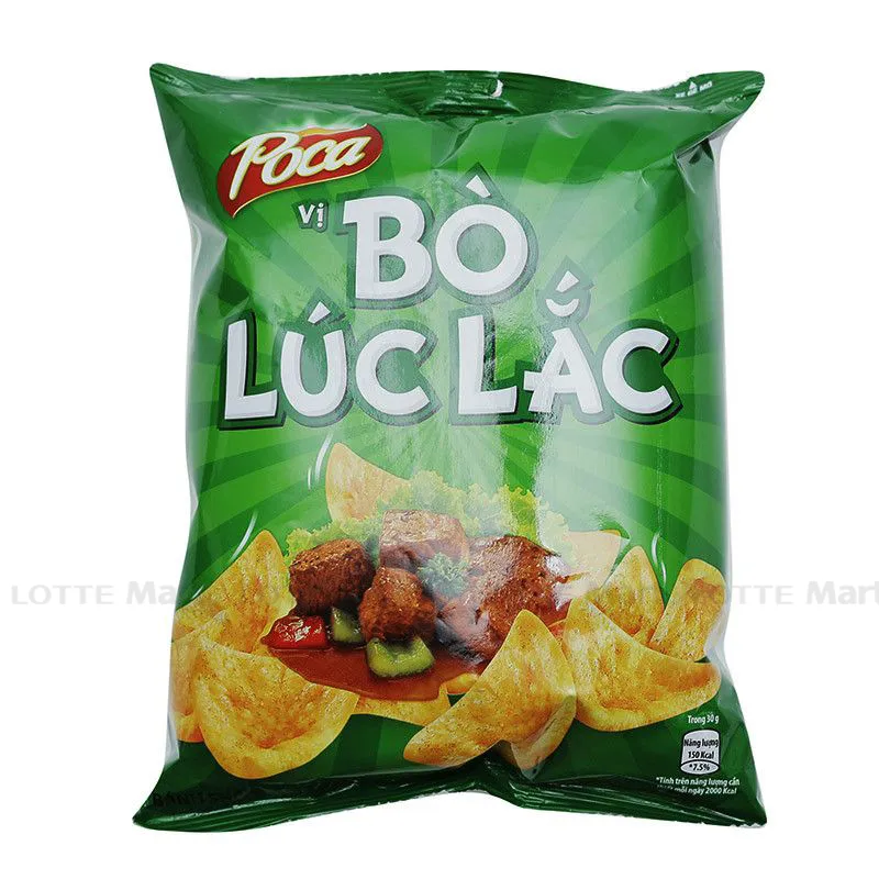 Snack Poca Vị Bò Lúc Lắc 30G