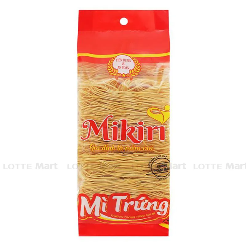 Mì Trứng Mikirin Sợi Tròn 350g