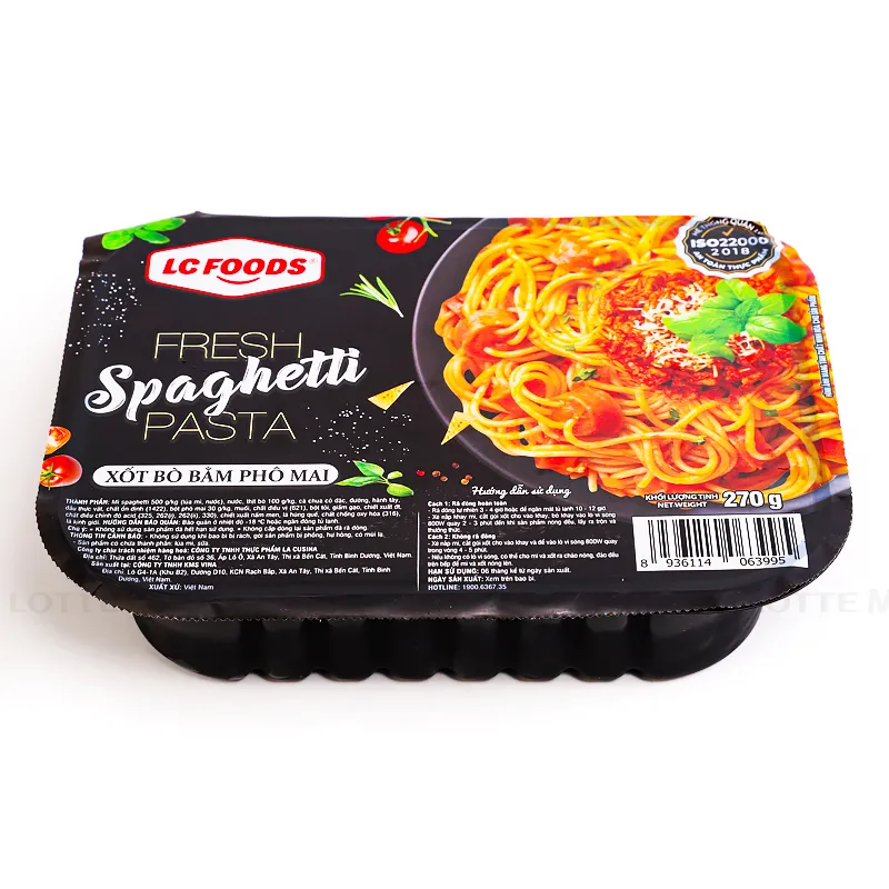 Mì Spaghetti Bò Bằm Phô Mai LC Foods Gói 270g