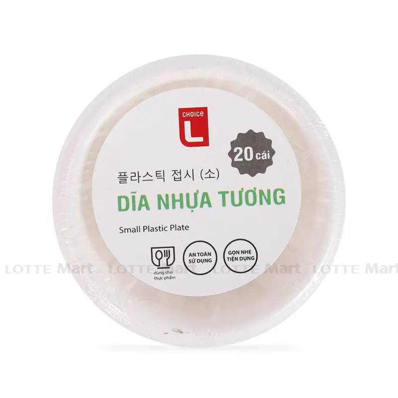 Đĩa Nhựa Choice L Đựng Tương Dùng Một Lần Lốc 20 Cái
