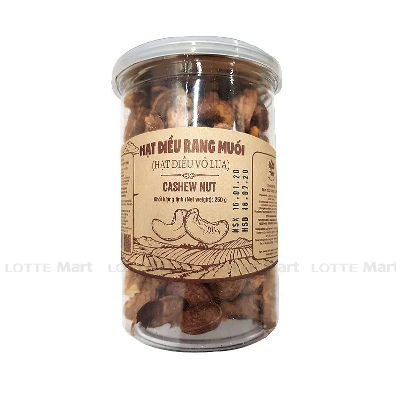 Hạt Điều Vỏ Lụa Tâm Hữu Dũng 250G