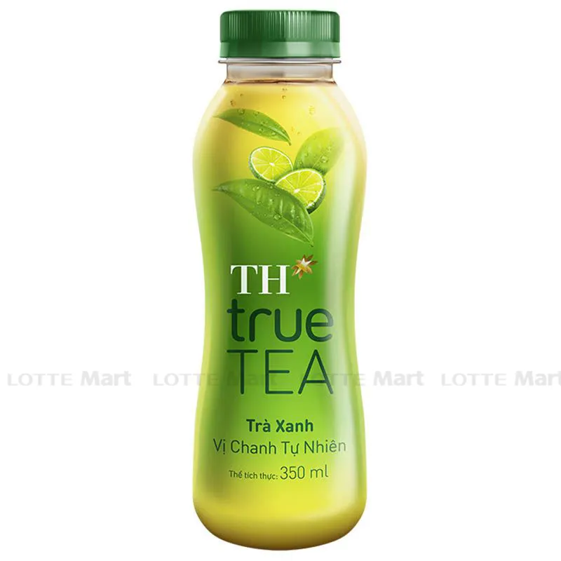 Trà Xanh Vị Chanh Tự Nhiên TH True Tea 350ml
