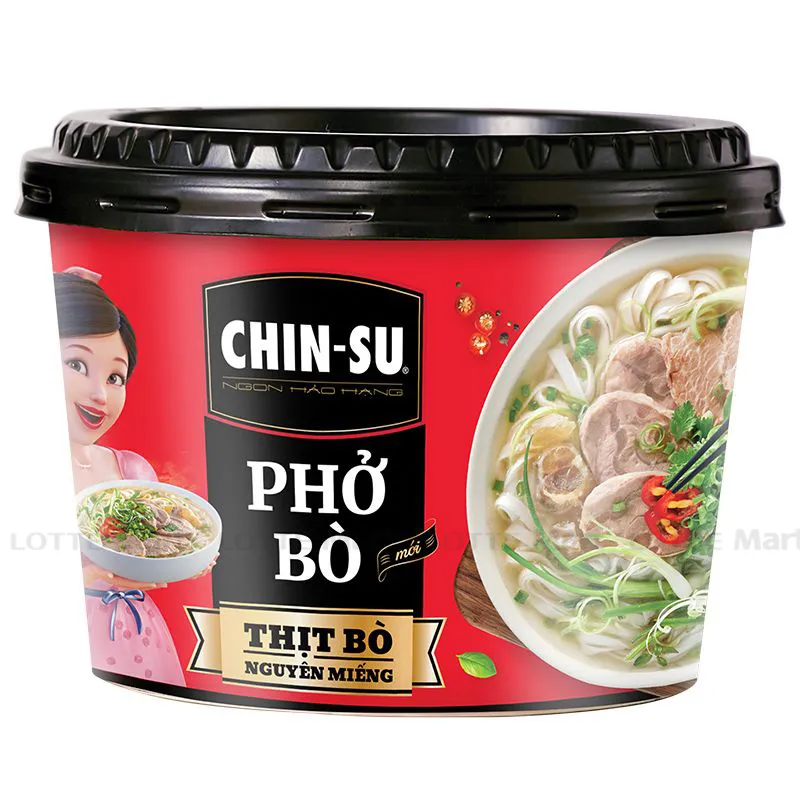 Phở Bò Chinsu Thịt Bò Nguyên Miếng Hộp 131g