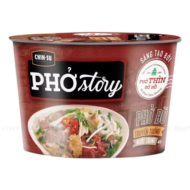 Phở Bò Chinsu Thịt Bò Nguyên Miếng Hộp 131g