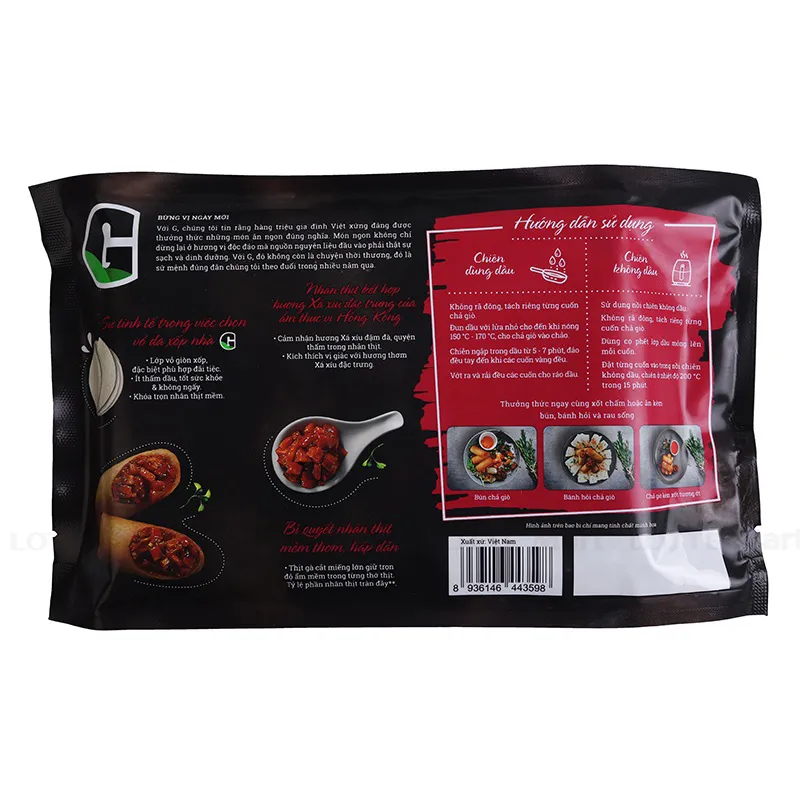 Chả Giò Thịt Nhân Xốt Vị Hong Kong G Kitchen 300g