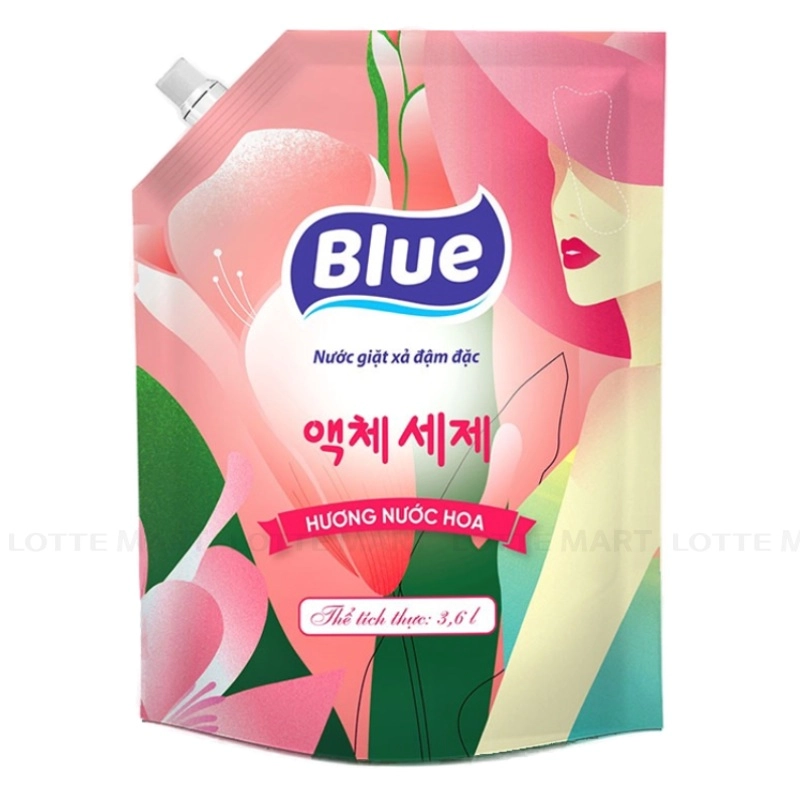 Nước Giặt Blue Hương Nước Hoa Túi 3.6L