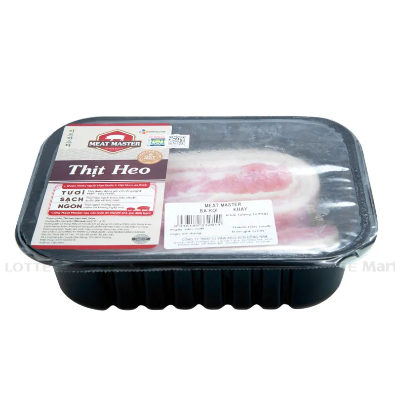 Ba rọi heo Meat Master 400g