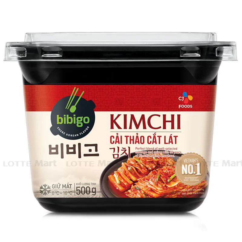 Kim Chi Cải Thảo Cắt Lát Bibigo Ông Kim 500g