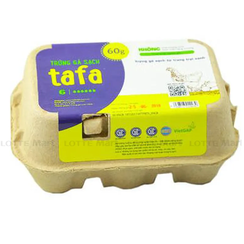 Trứng gà Tafa hộp 6 quả (ea)