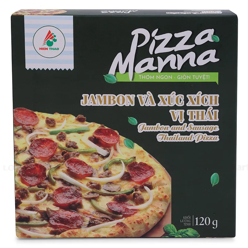Pizza Manna Jambon & Xúc Xích Vị Thái 120g