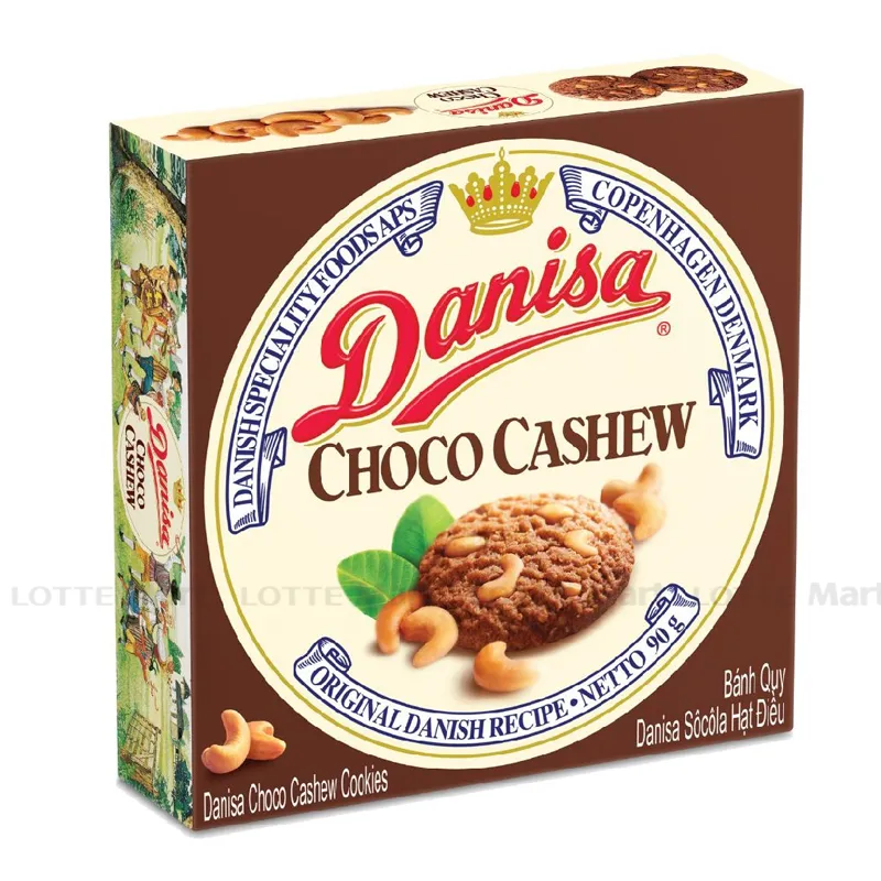 Bánh Danisa Choco hạt điều 90G